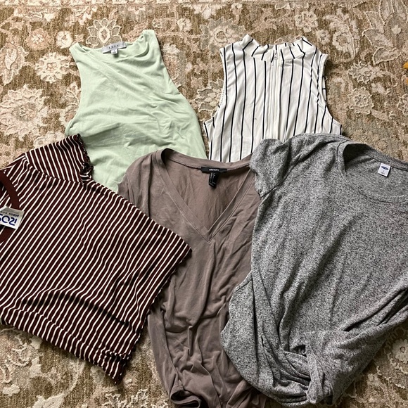 gaze | Tops | Bundle Of 5 Topsbodysuits Various Brands | Poshmark